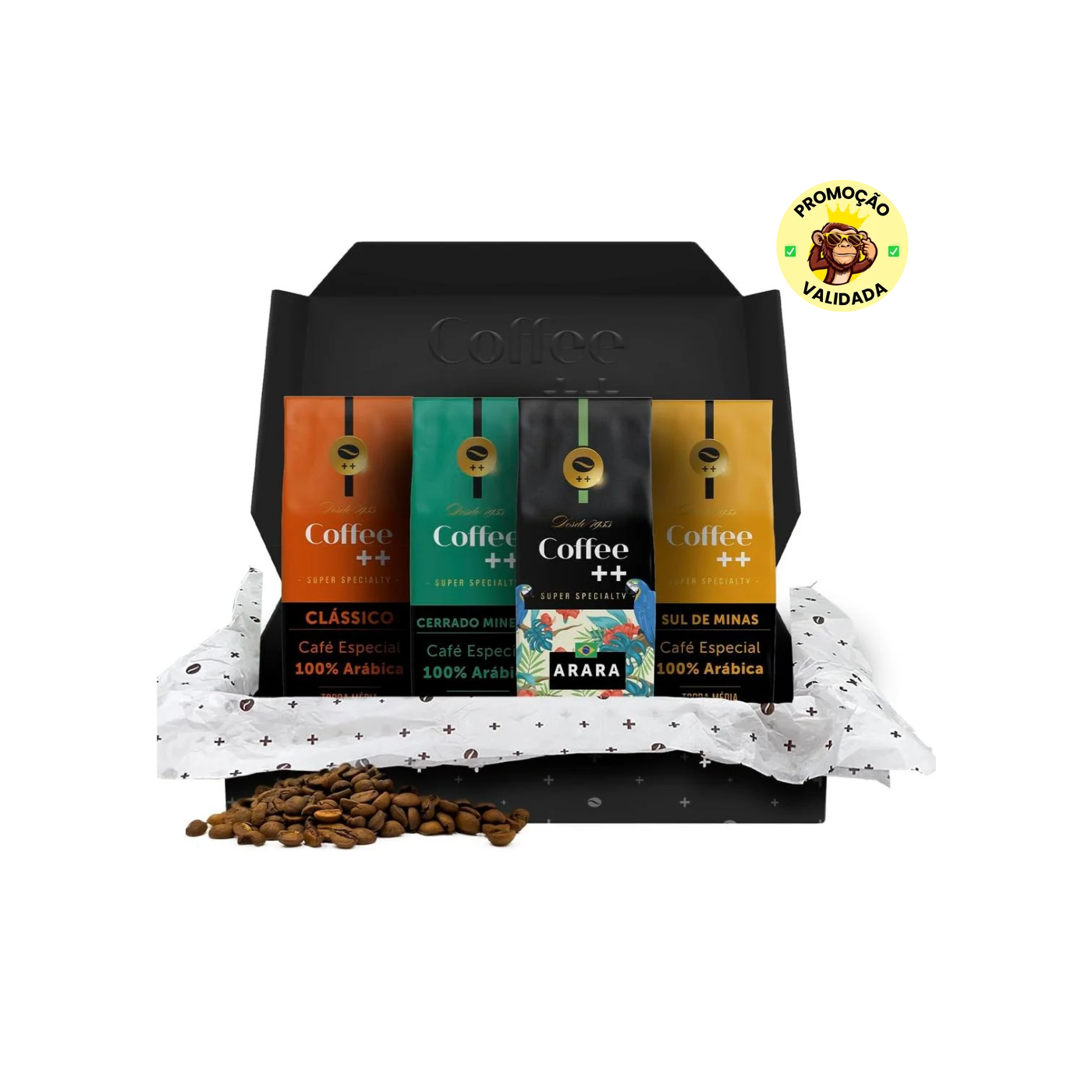 Promoção Kit 4 Café Em Grãos Coffee Mais Clássico (Com Desconto)